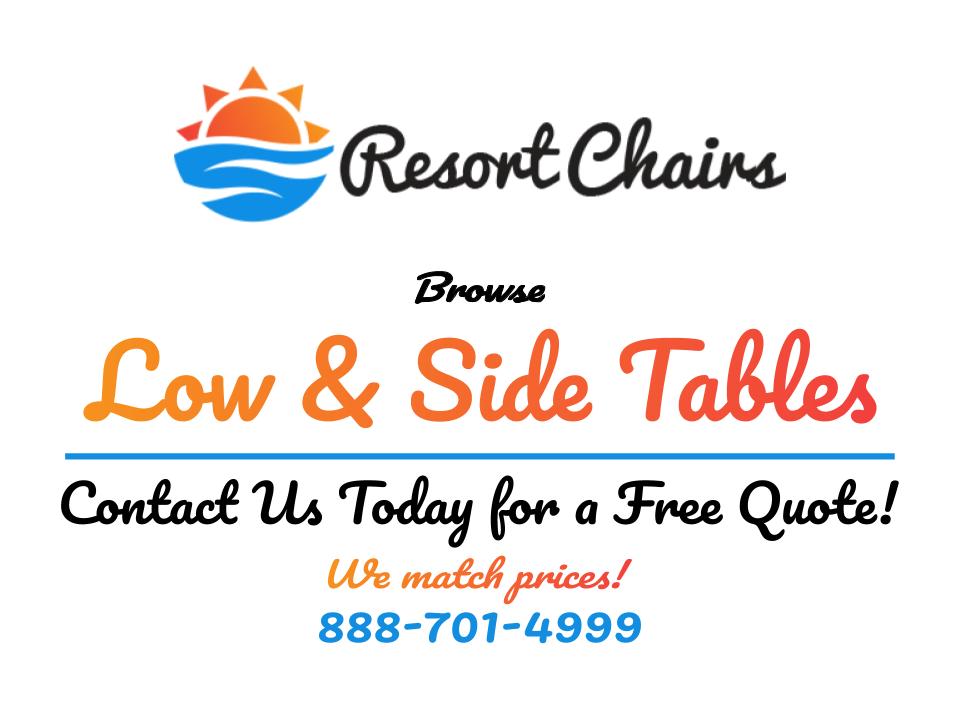 Browse Low & Side Tables – Resort chairs